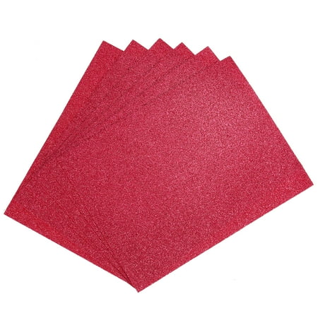 EVA Foam Sheets Glitter Bright Red 10.8 x 8.5 Inch 2mm Thick Crafts ...