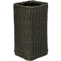 Kouboo La Jolla Rattan Round Handmade Umbrella Holder Freestanding Cane ...