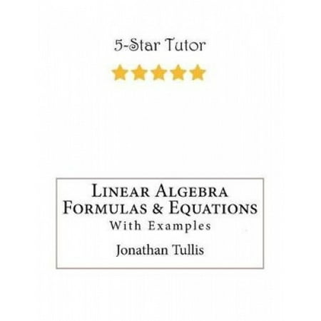 Linear Algebra Formulas & Equations: With Examples | Walmart Canada