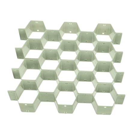 18-Compartment Honeycomb Drawer Divider Organizer Ties Belts ...