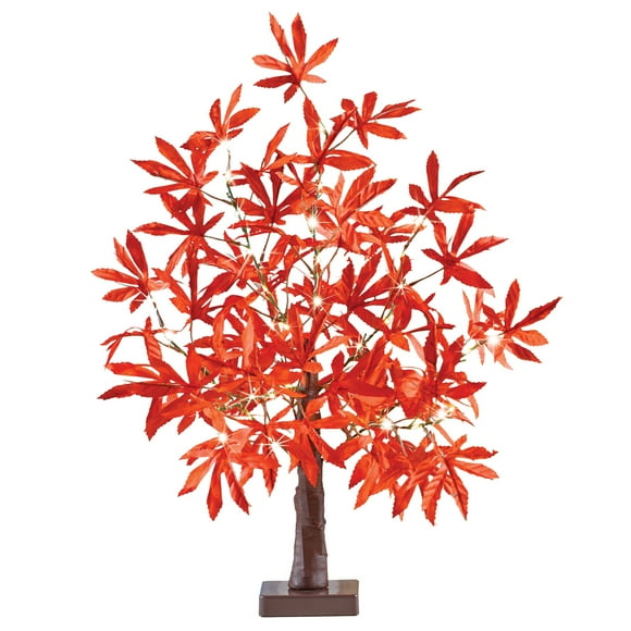 Lighted Fall Tree