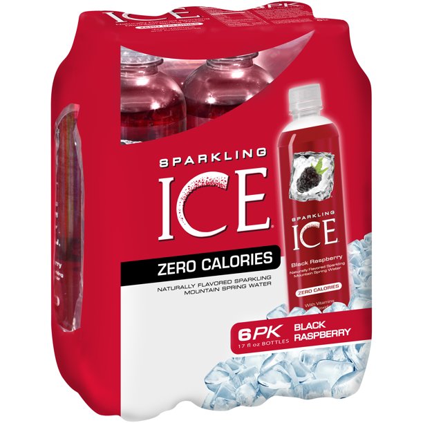 Sparkling ICE Black Raspberry Sparkling Water, 17 Fl. Oz., 6 Count - Walmart.com