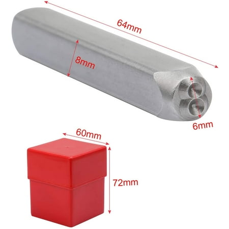 Carbon Steel Punch Set, 6mm Alphabet Numbers Punch with Case Industrial ...