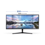 SAMSUNG 34" Class Flat LED Ultra WQHD Monitor (3,440 x 1,440) - 75Hz ...