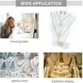 4 pc Plastic Necklace Pendant Display Frosted for Jewelry Display Clear ...