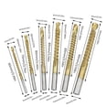 6 Pcs Durable Metal and Wood Drilling Bit Set – High Carbon Steel ...