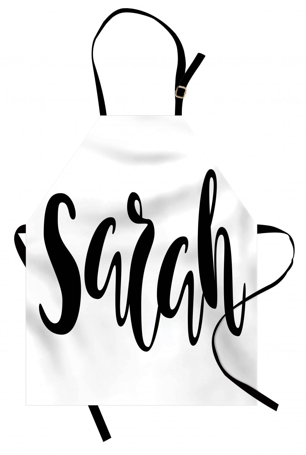 Sarah Apron Monochrome Popular Female Name Modern Calligraphy Hand ...