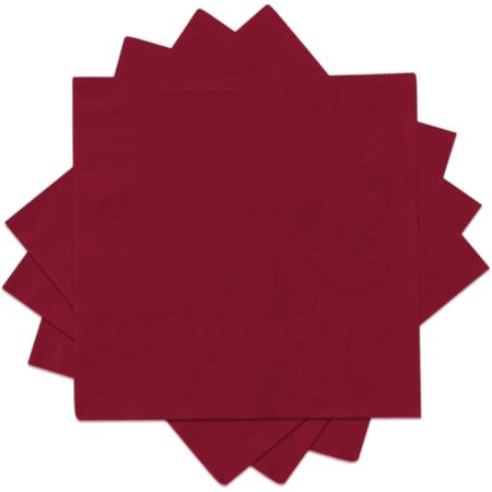 Maroon Cocktail Napkins 3-ply 80PCS Burgundy Red?Beverage Napkin ...