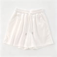 BUIGTTKLOP Athletic Shorts for Women Darwstring High Waisted Sweat ...