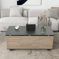 Harper & Bright Designs Lift Top Coffee Table with Storage Drawers ...