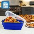 Pizza Pack® BPA-Free, Expandable Pizza Holder with 5 Microwaveable ...