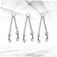 BESTYASH 3Pcs Dog Walking Lead Leash Plated Silver Metal Buckle Rotates ...