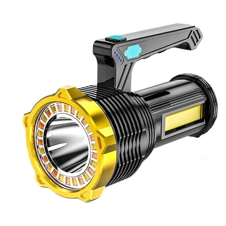 ALmi Portable Electric Torch, Rechargeable Hand Lamp 8 Modes Spotlight ...