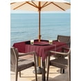 Black Circle Square Outdoor Tablecloth with Umbrella Hole Japanese ...