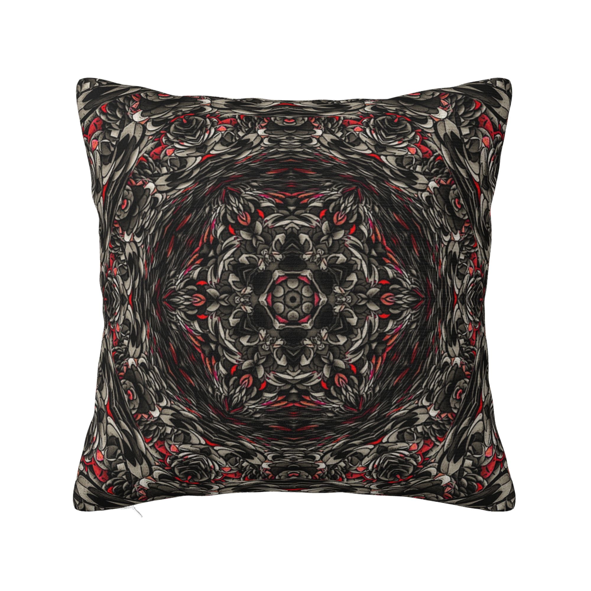 ZICANCN Mandala Rosette Kaleidoscope Throw Pillow Covers, Bed Couch ...