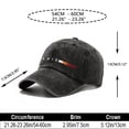 Distressed Washed Baseball Cap, Men's And Women's Casual Letter Pattern ...