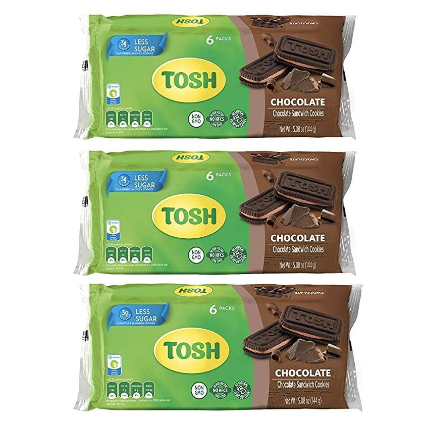 Tosh Chocolate Cookie 5.08 Oz - Pack of 3 - Walmart.com