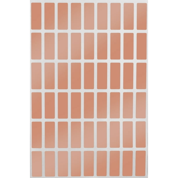 Royal Green Metallic Labels 1 inch x 3/8 inch - Rose Gold Sticker ...