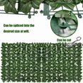 Artificial Ivy Privacy Fence Screen, UV Resistant Faux Hedge Leaf Wall ...