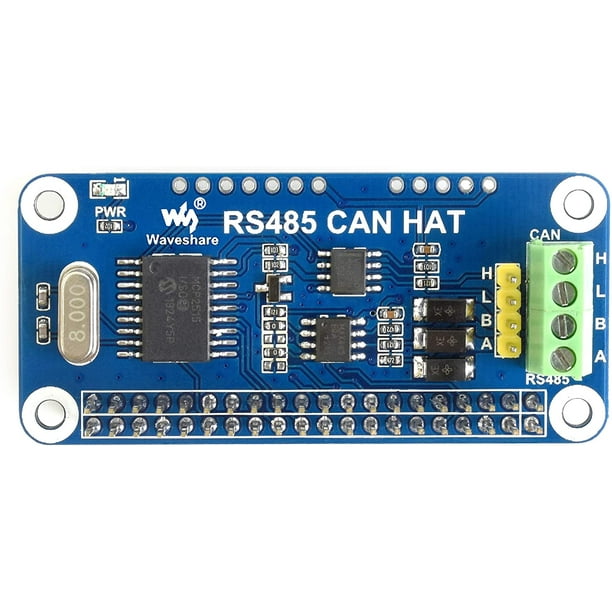 Waveshare RS485 CAN HAT Designed for Raspberry Pi Allowing Stable Long-Distance RS485/CAN ...