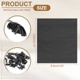 Uxcell 200Pcs Sheet Gold Leaf Sheets 3.3"x3.7" Booklet Paper Black ...