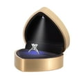 Lexon LED Diamond Ring Box Jewelry Wedding Engagement Proposal Lighted ...
