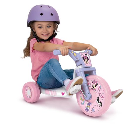 MINNIE MOUSE Ride-On 10" Fly Wheels Junior Cruiser Tricycle with Sounds ...