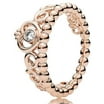 Pandora Sparkling & Polished Lines Ring Rose Gold 180919CZ-5 With Gift ...