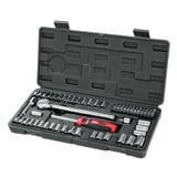 Hyper Tough 54 Piece 1/4 and 3/8 inch Drive Socket Set - Walmart.com