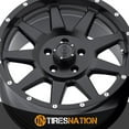 17x9 Gear Off Road 728B Overdrive Satin Black Wheel 6x5.5 (10mm ...