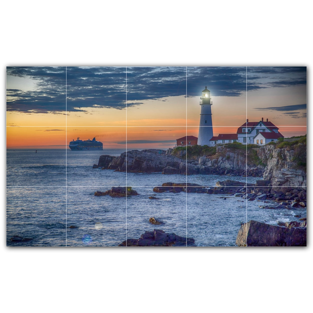 Picture-Tiles.com: Lighthouse Ceramic Tile Wall Mural WAL500831-53XL ...