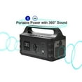 onn. Portable Power Hub with Lighting, 8W Bluetooth Speaker and NOAA ...