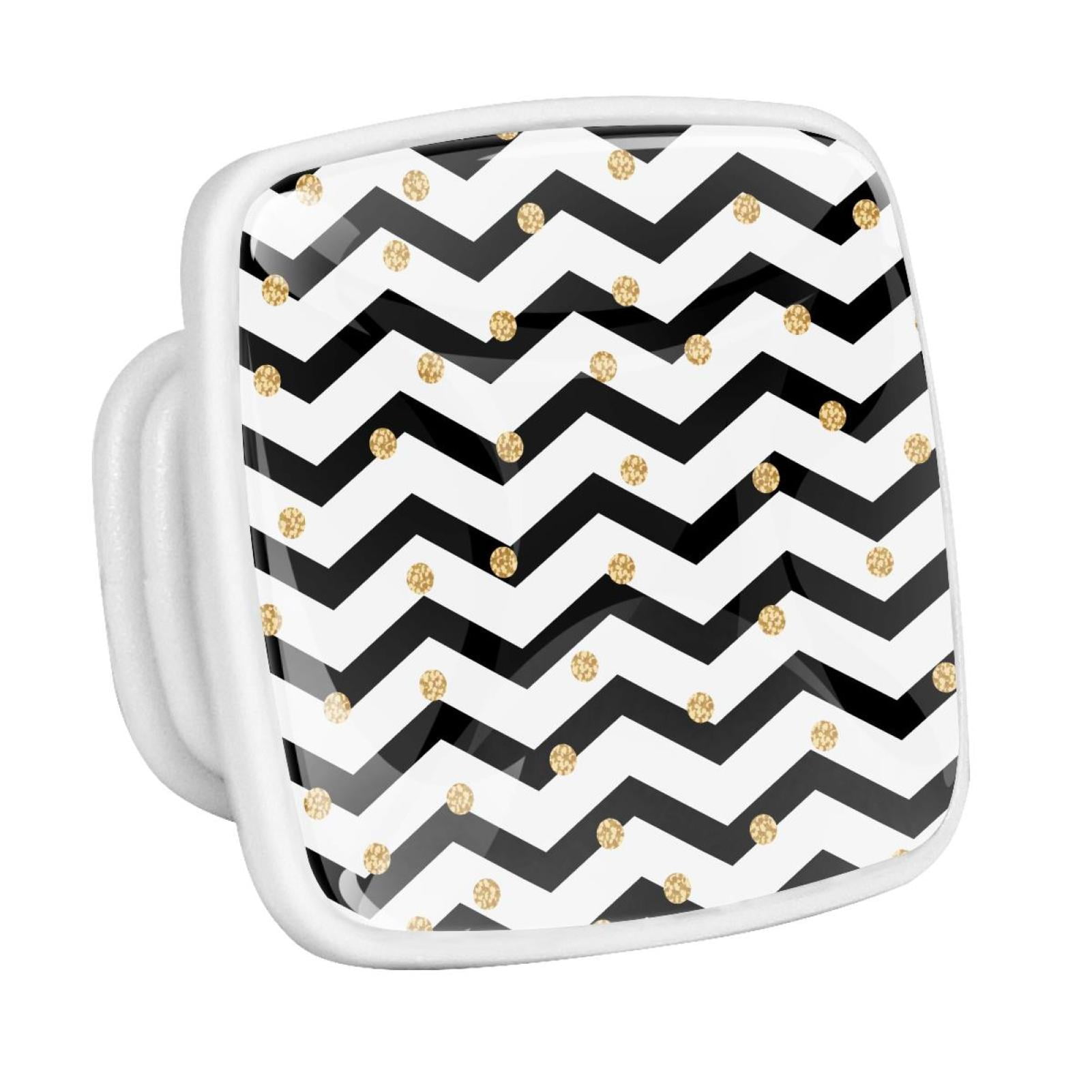 4PCS Square Cabinet Fluorescence Knob Glowing in the Dark Furniture Drawer Pulls Handle with ...