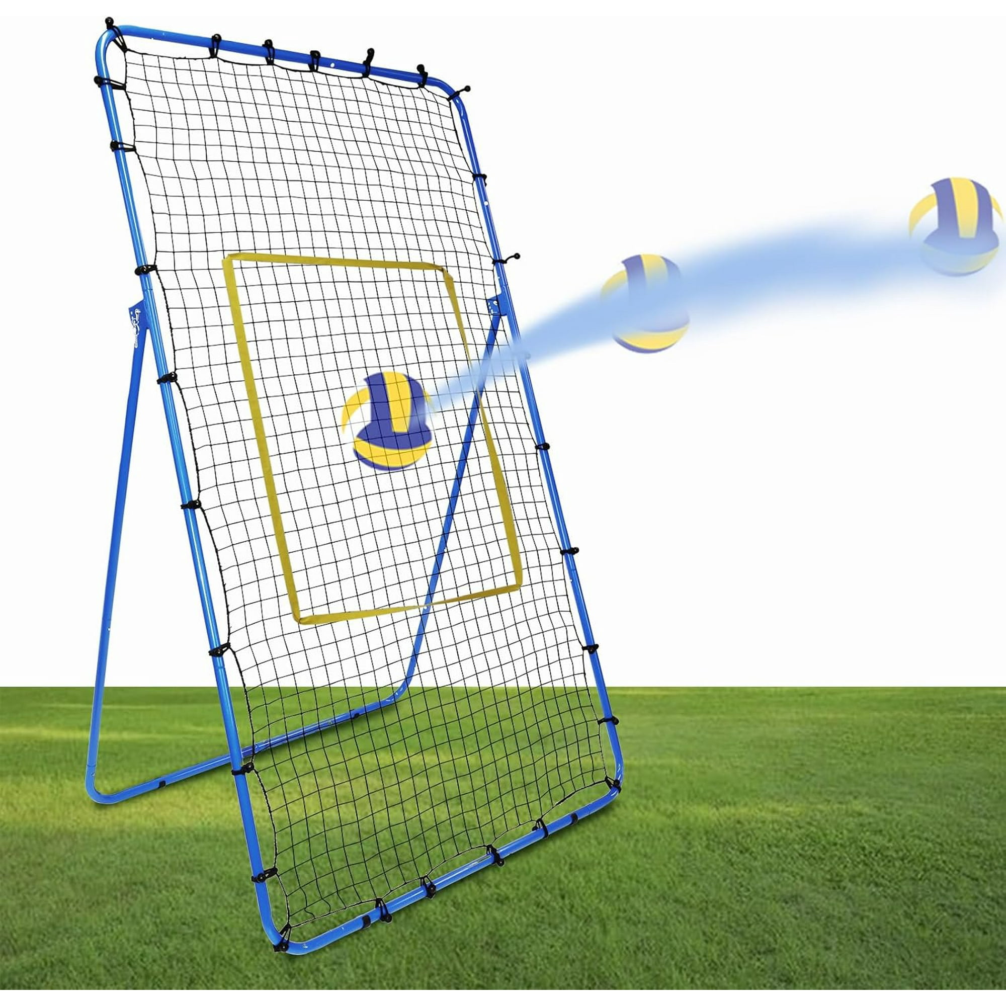 Click here for Salafire 4x7 Ft Volleyball Rebounder Net 5-Angles... prices