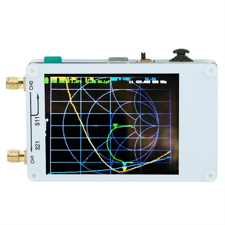 2.8in Vector Analyzer Multi Function VNA Vector Analyzer Kit With 2.8in TFT Display White 10KHz ...