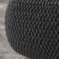 Noble House Knitted Cotton Square Pouf Functional Home Decor - Walmart.com