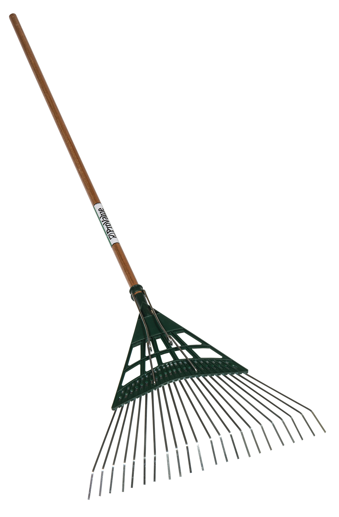 LF-22PS 22 in 20 Tine Poly Steel Leaf Rake With Wood Handle - Walmart.com