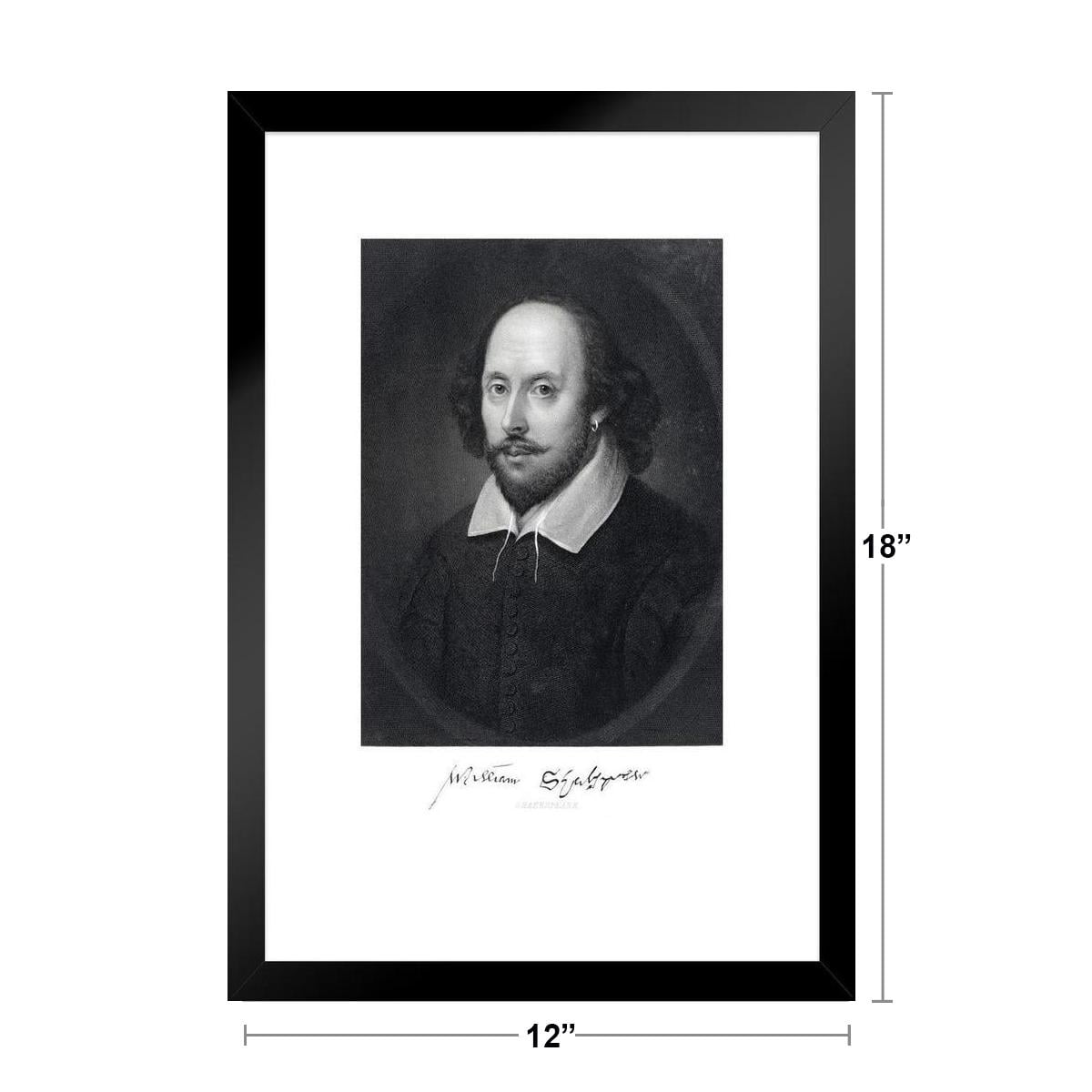 William Shakespeare Portrait Famous