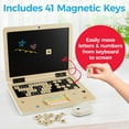 Wooden Computer Pretend Play Set - Pretend Laptop Toy for Kids ...