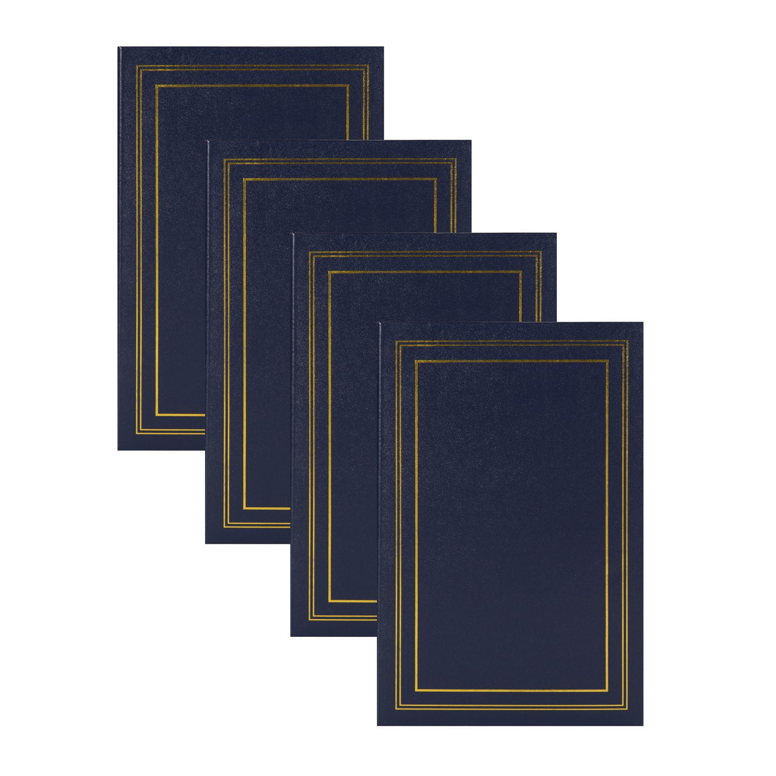DesignOvation Traditional Photo Album - Set of 4 - Walmart.com