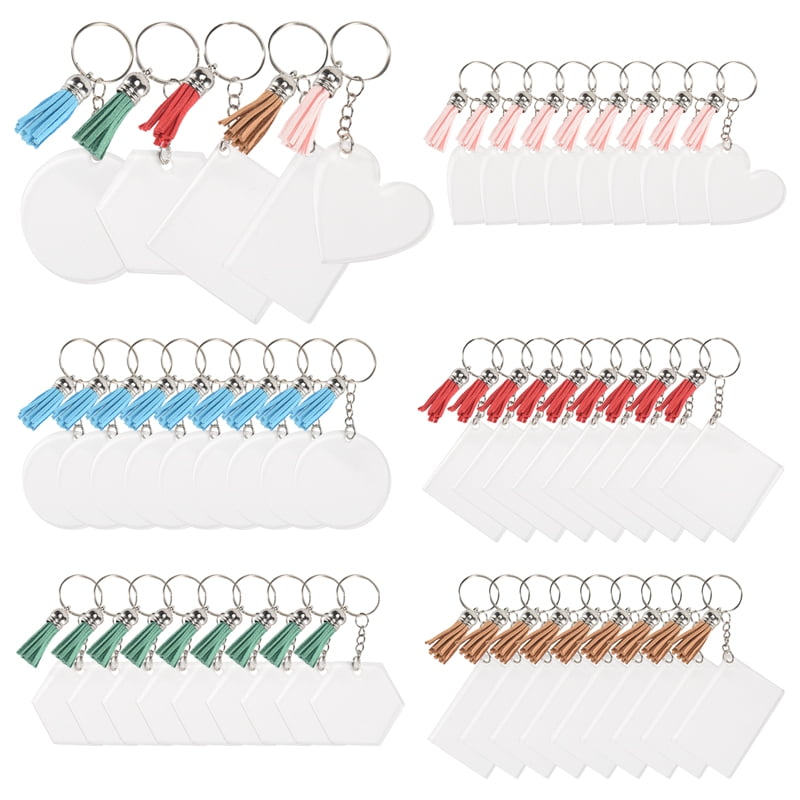 Click here for Unbranded 50 Sets Blank Keychains For Vinyl  Acryl... prices