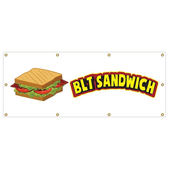 SignMission B-96 Blt Sandwich 36 x 96 in. Blt Sandwich & Heavy Duty 13 ...