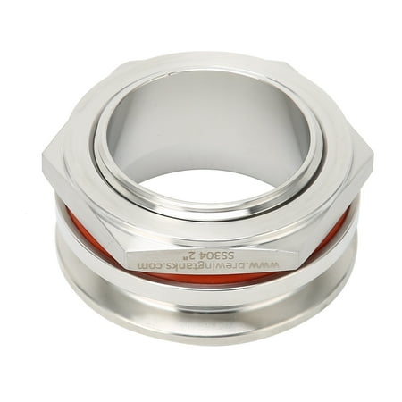 2 Inch Bulkhead Fitting, Reflux Column Weldless Design And Odorless For ...