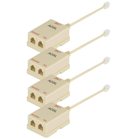 Uvital in-line DSL Filter Splitter/in-line DSL Filter RJ11 6P2C Male to ...