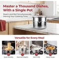 Pure Titanium Saucepan with Lid, 1.5/2/3/4 QT Non-Stick No Coating Pure ...