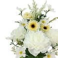 Mainstays 21''H Indoor Artificial Peony Mixed Bouquet, Yellow Color ...