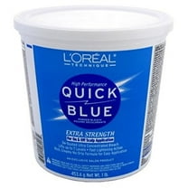 L'Oreal High Performance Quick Blue Powder Bleach 1lb, Extra Strength ...