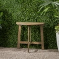 GDF Studio Pavillion Outdoor Acacia Wood Half Round Folding Bistro ...