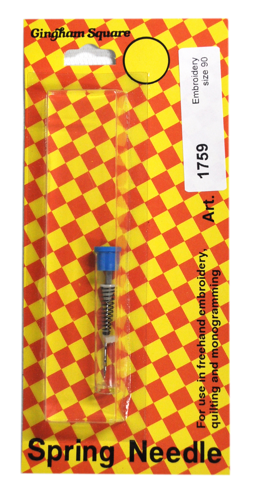 Gingham Square Embroidery Spring Needle 90/14 - Walmart.com