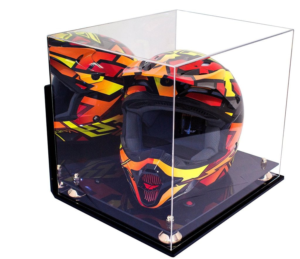 Deluxe Acrylic Motorcycle Motocross or Nascar Racing Helmet Display ...